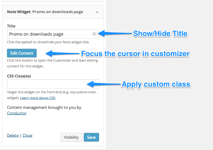 Note Live Edit Text Widget 1.0.1 Ships - Conductor